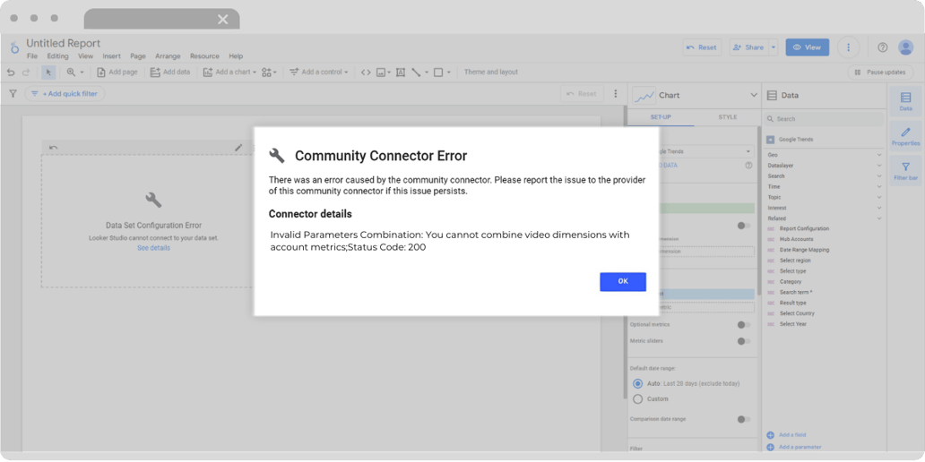 Understanding Looker Studio: Troubleshooting Common Errors